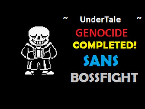 Steam Community :: Video :: Undertale Genocide - Sans (READ DESCRIPTION!!!)