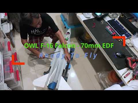 🦉 OWL F-16 Falcon - 70mm EDF (Test Files)・Free 3D File for ・Cults