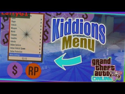 GTA 5 ONLINE MOD MENU + KIDDIONS MOD MENU - NEW - GTA V FREE + GTA 5 HACK + Fivem Cheat MA