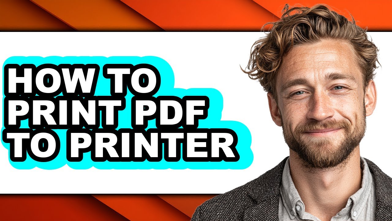 How to Print Pdf to Printer (only Way)