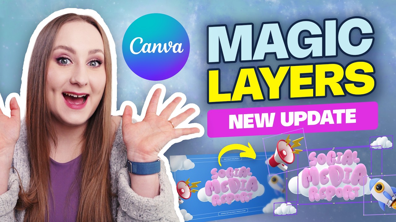 This NEW Canva Update Lets You Edit ANY Flat Image [MAGIC LAYERS TUTORIAL]