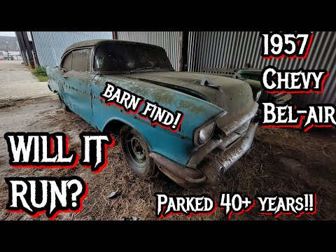 Rusty 1957 Chevrolet Bel Air Comes Out of the Barn, Gets First Wash in ...