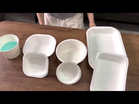 White paper tray for oven