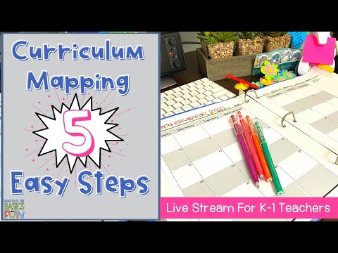 Quick & Easy Curriculum Mapping- Teacher Hacks Included