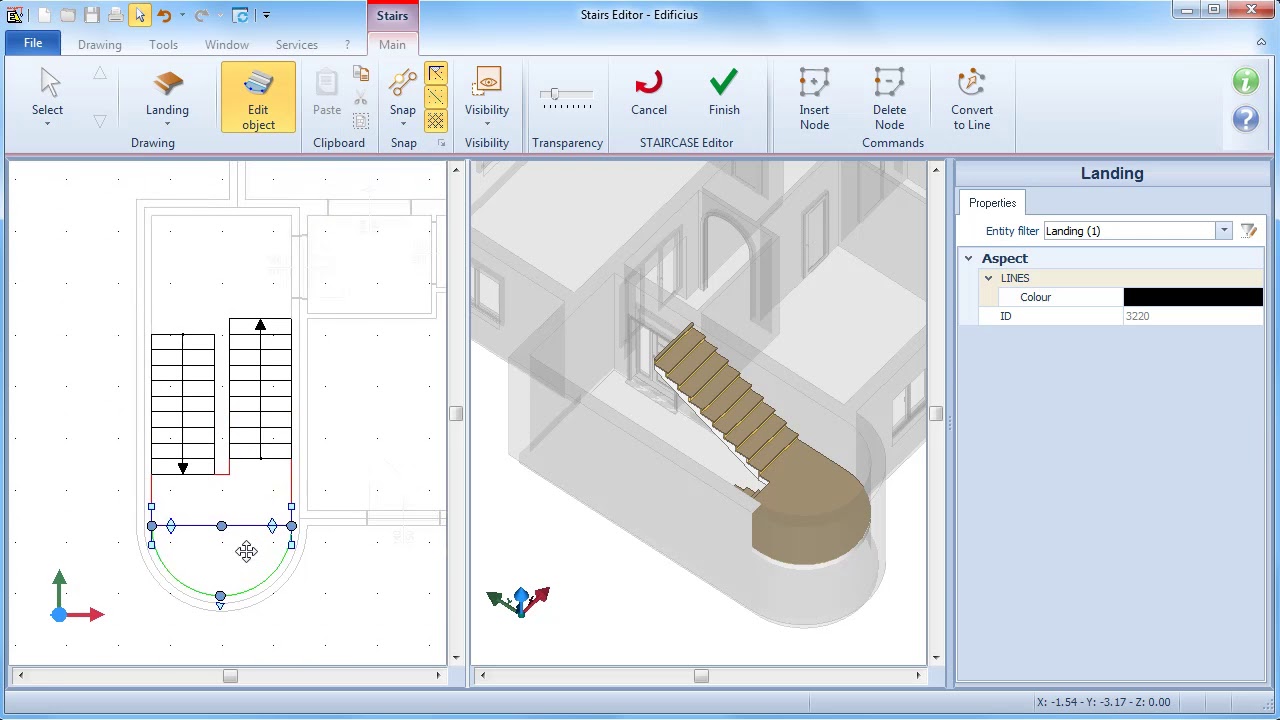 Edificius Tutorial - Modelling/designing stairs - ACCA software