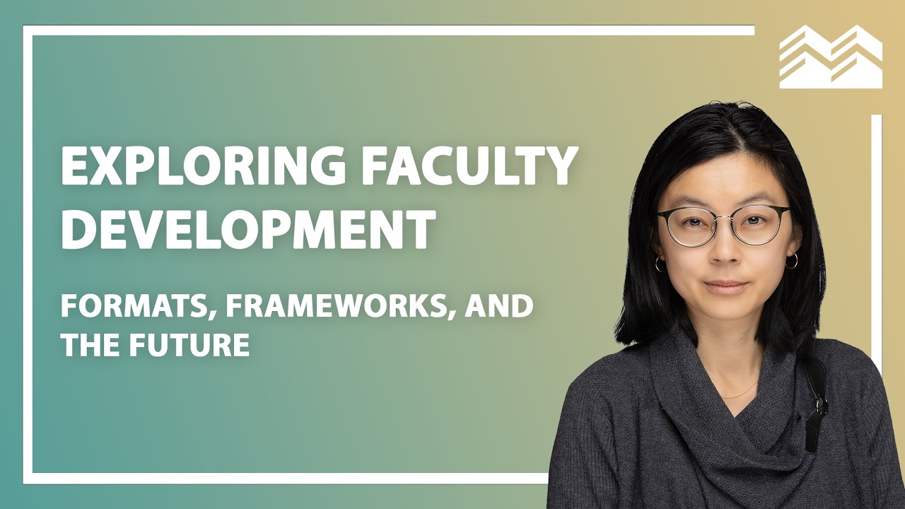 Exploring Faculty Development | Dr. X. Catherine Tong | MERIT Rounds