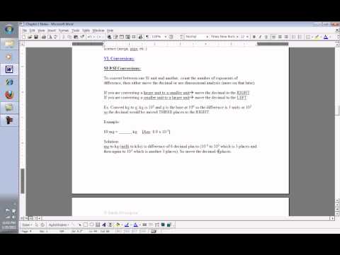 SI Units | ChemistryBytes.com