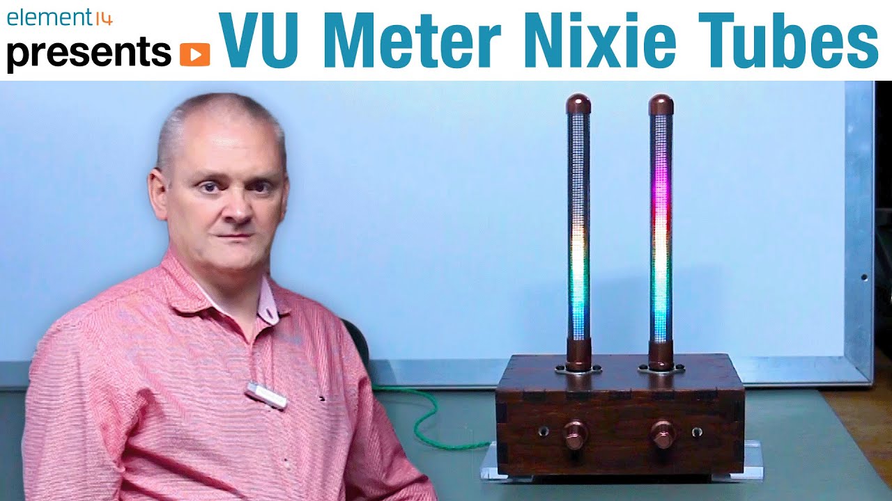 Build a VU Meter with LED Pixelated Nixie Tubes -- Episode 564 ...