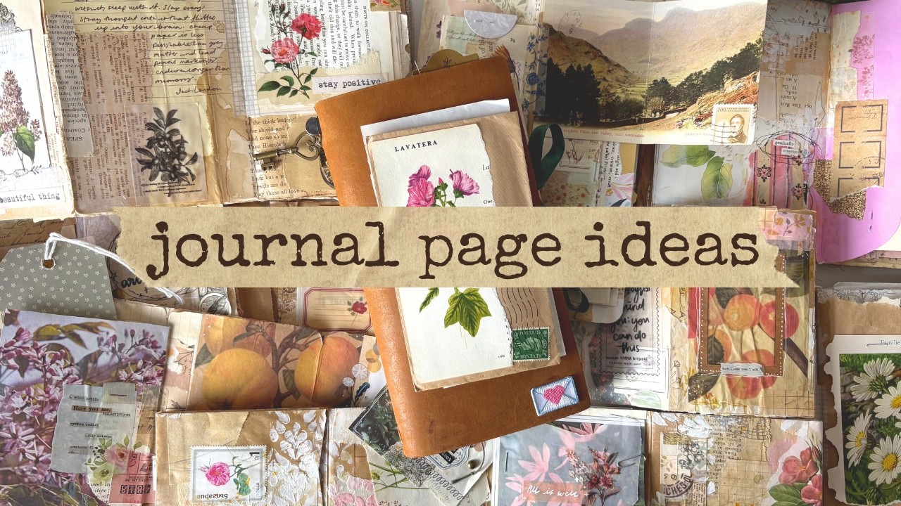 How I add interactive pages to my junk journals ⭑ Tip-in ideas + examples