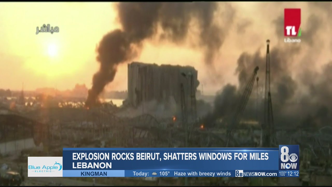 Huge explosion rocks Beirut, multiple casualties reported