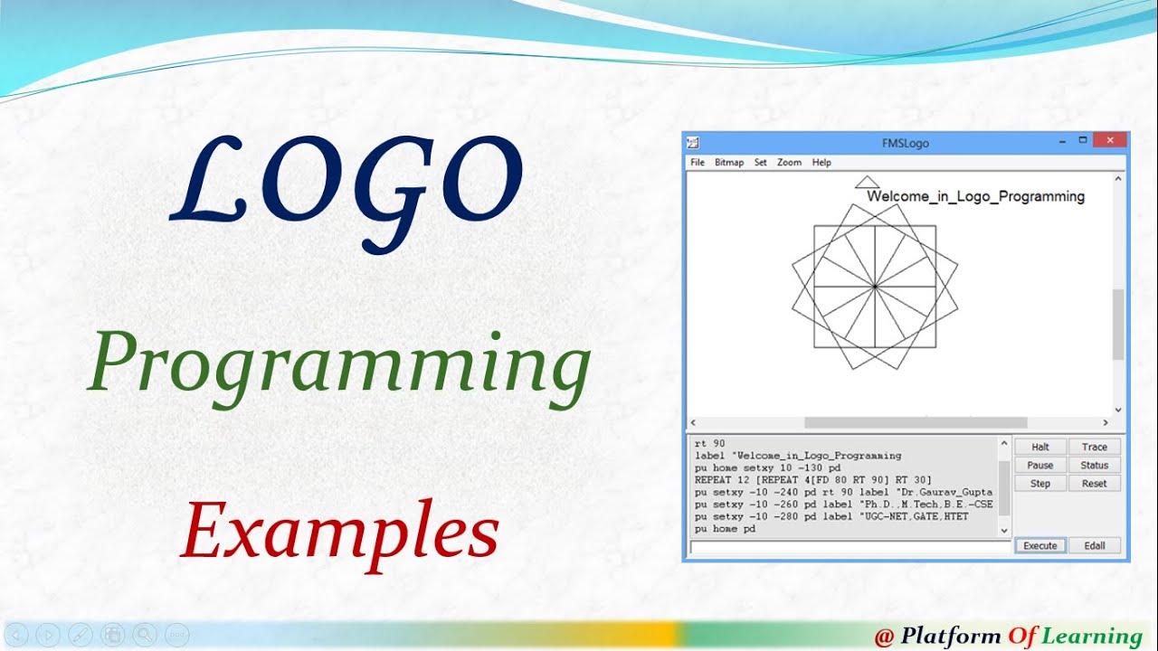 LOGO Programming | LOGO Programming Tutorial in Hindi | LOGO Programs