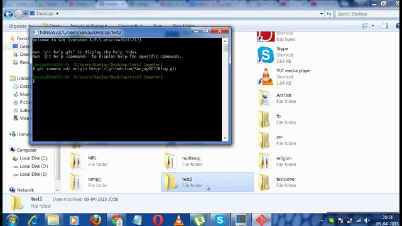 Git Tutorials 2-Remote add,Clonning and Adding Changes