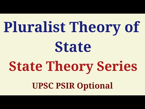 Pluralist Theory of State UPSC PSIR | Neutral State | Institutional Neutrality | Democratic Openness