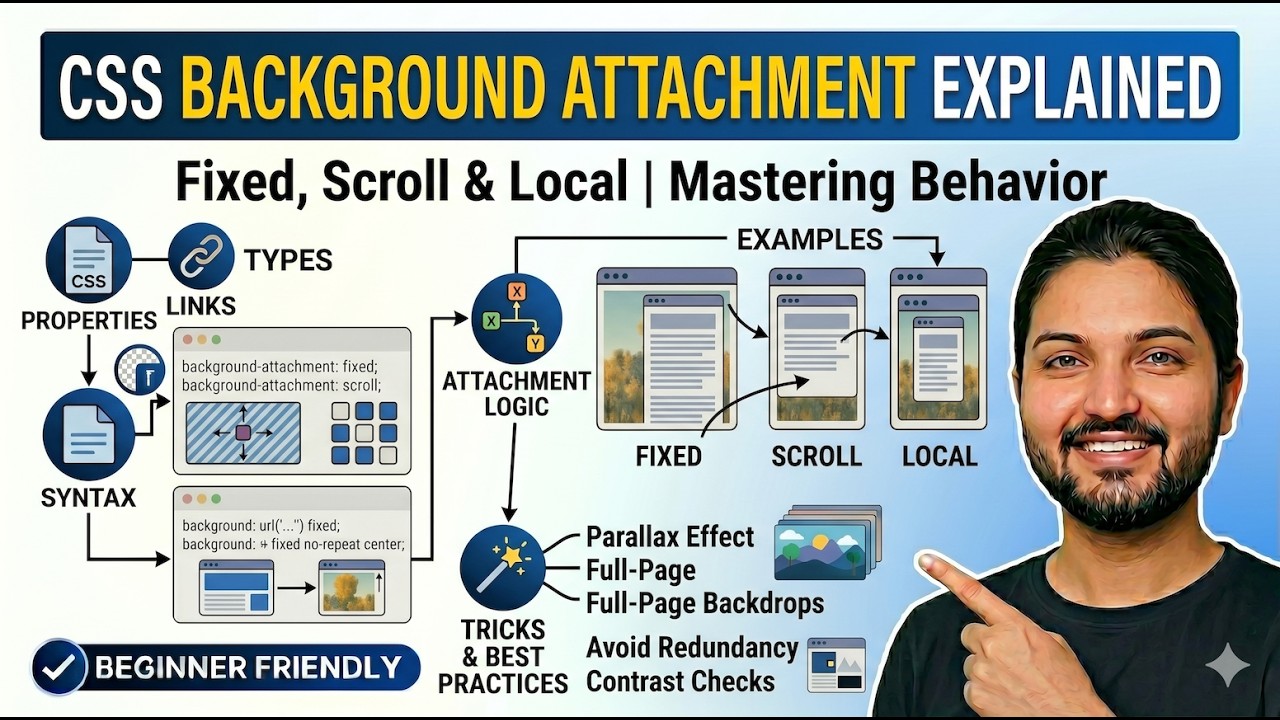 Background-Attachment in CSS | Full Tutorial with Examples