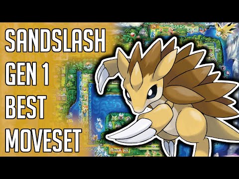 Sandslash Gen 1 Best Moveset - Sandslash Best Moveset Moves Pokemon Red Blue Yellow Version Guide