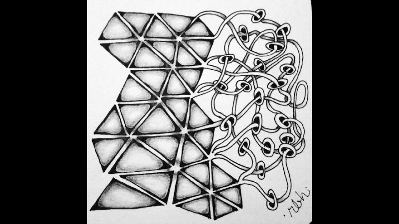 Weekly Zentangle® Tangle Video: TRIPOLI