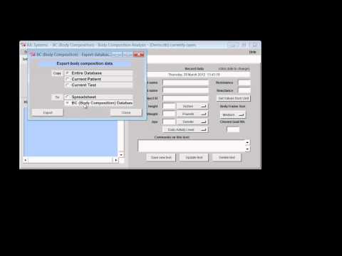 BC3 Walkthrough part 17 - Exporting Databases from BC 1.0 - 2.1