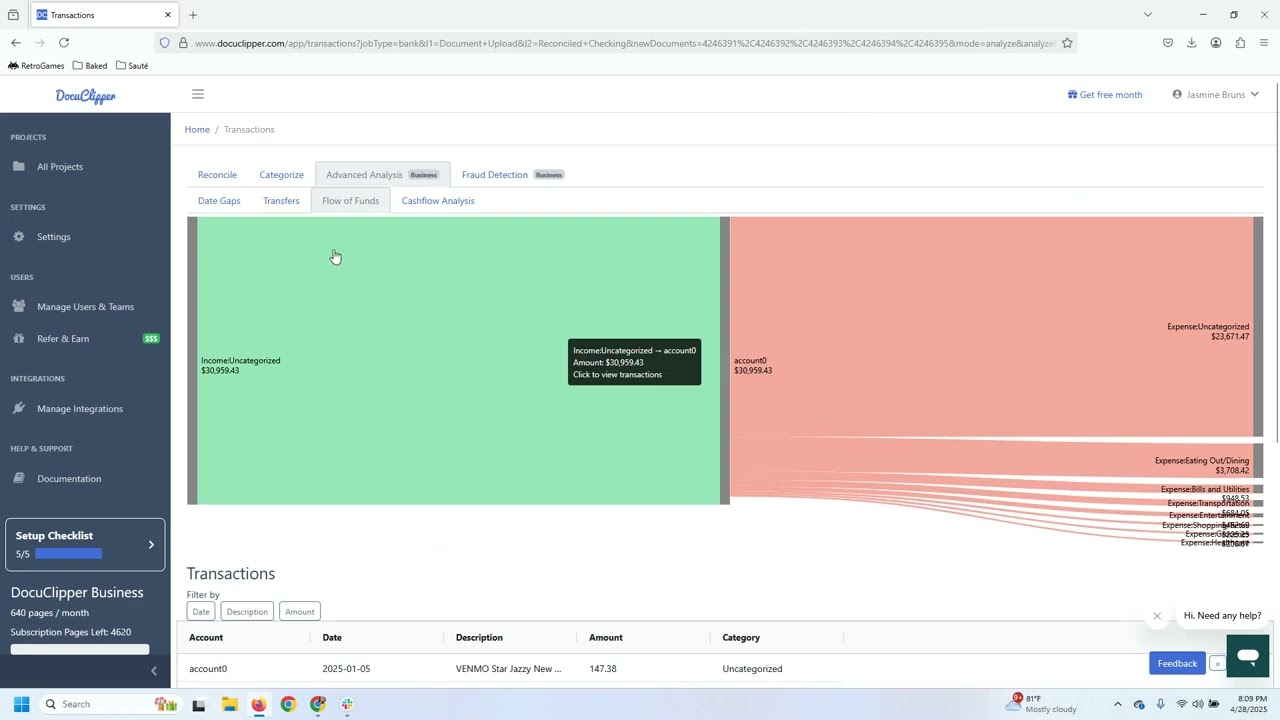 How to Categorize Transactions in DocuClipper