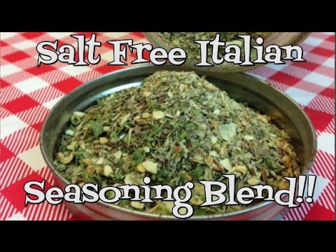 Homemade Salt Free Italian Seasoning Blend Recipe ~ Italian Seasoning Recipe ~  Noreen's Kitchen
