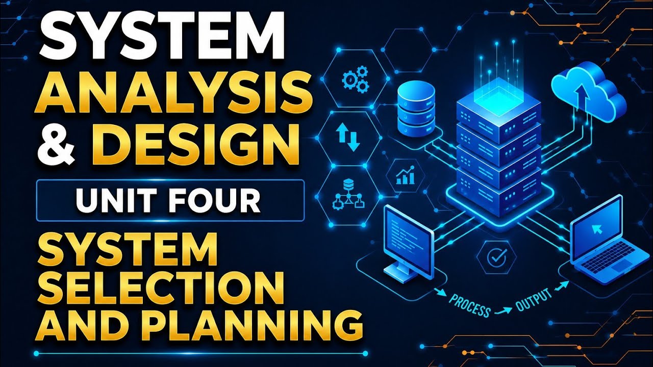 System Analysis and Design Unit Four Tutorials | In Amharic 