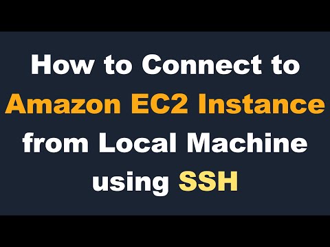 How to Connect to Amazon EC2 Instance from Local Machine | Transfer file from local to EC2 using SCP