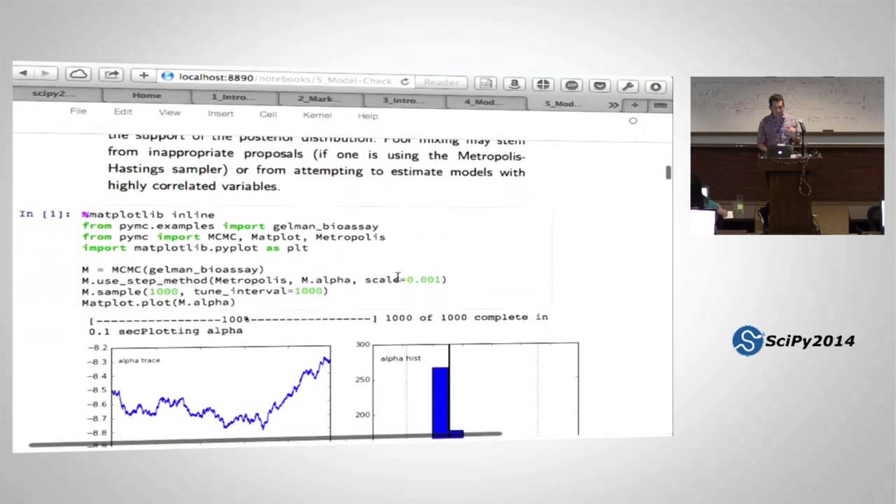 Bayesian Statistical Analysis using Python - Part 3 | SciPy 2014 | Chris Fonnesbeck