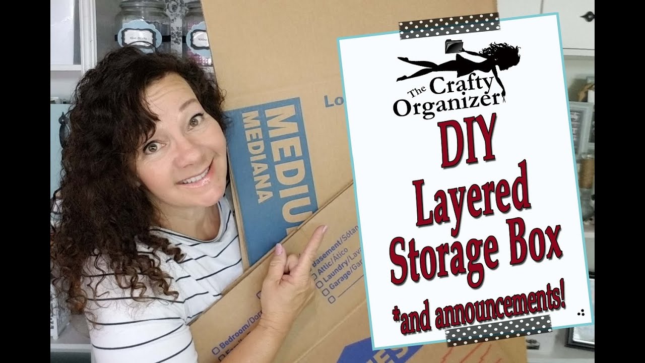 DIY Layered Storage Box
