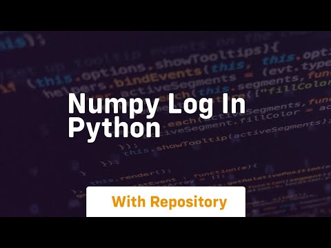 numpy log in python