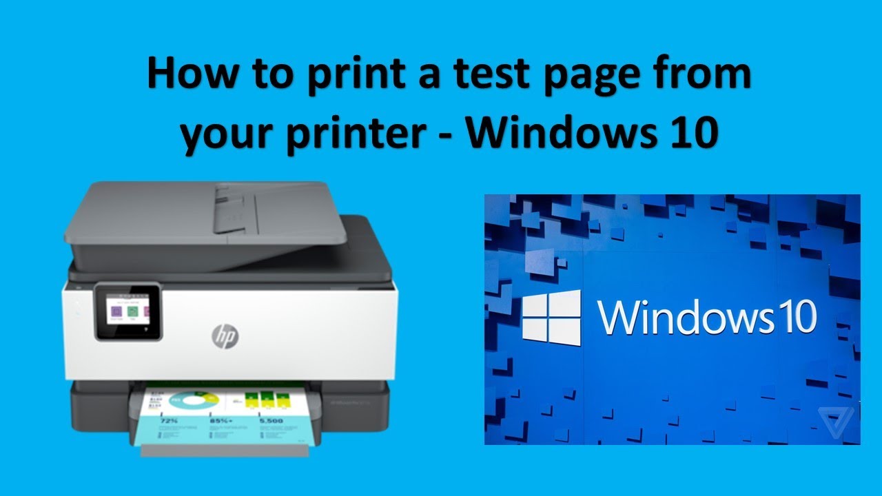How to print a test page from your printer