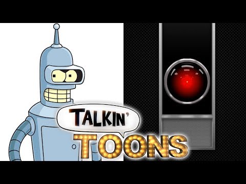 John DiMaggio Does Bender as HAL 9000 in 2001: A Space Odyssey! (Talkin' Toons w/ Rob Paulsen)