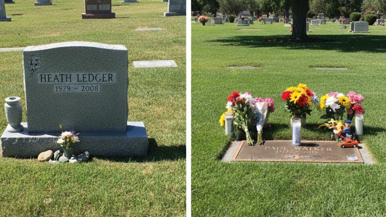 Graves of Stars Who Died Unexpectedly