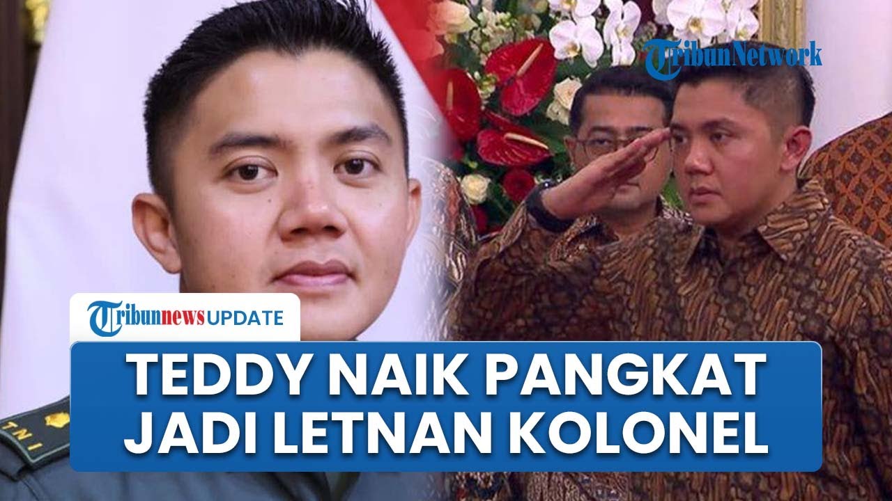 Karier Semakin Moncer, Seskab Teddy Indra Wijaya Naik Pangkat dari Mayor Jadi Letkol - Tribun Video