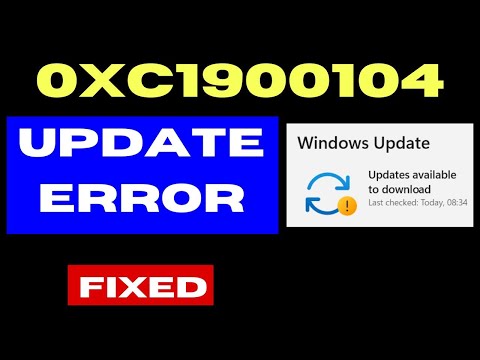 0xc1900104 Windows update error Code on Windows 11 / 10 Fixed