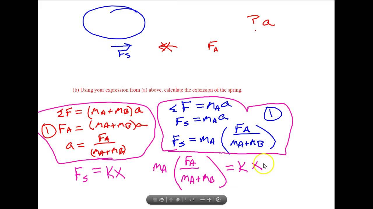 2008 AP Physics 1 #2 Solution