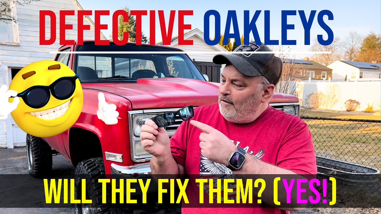 Defective Oakley Sunglasses - What Now?
