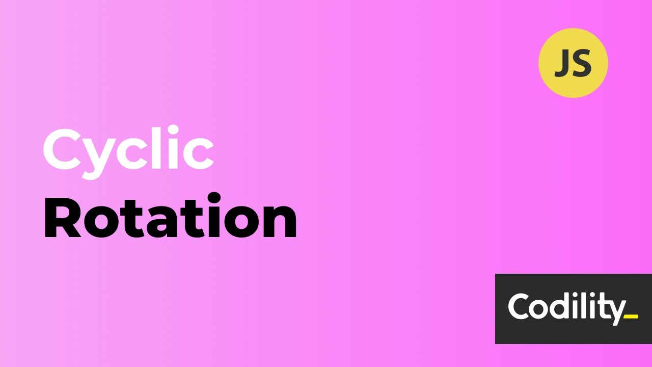 Cyclic Rotation - practice for Codility test -  JavaScript for loop