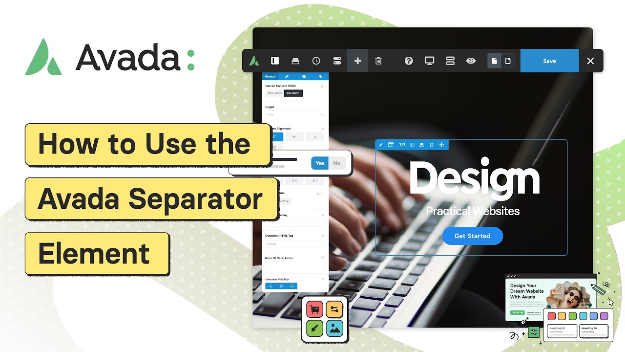 How to Use the Avada Separator Element