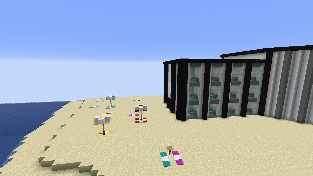 Minecraft - Sky Map - Beachfront Resort (436)