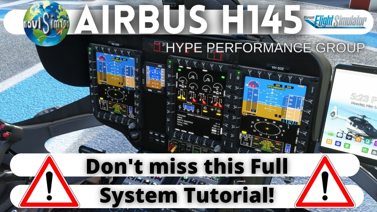Airbus h145 full system tutorial! - Aircraft - Microsoft Flight ...