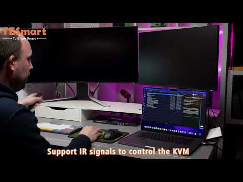 How many ways to Control TESmart dual monitor KVM Switch