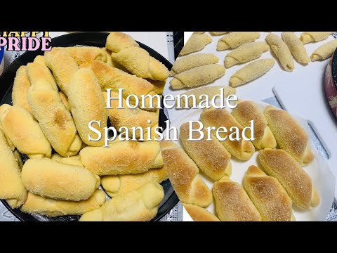 Homemade Spanish bread recipe/how to make soft and fluffy spanish bread