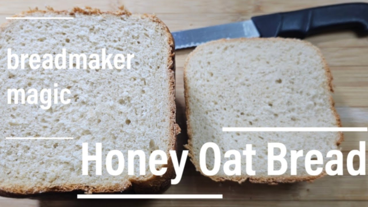 Honey Oat Bread Machine Loaf – Light, Soft, and Perfect for Toast