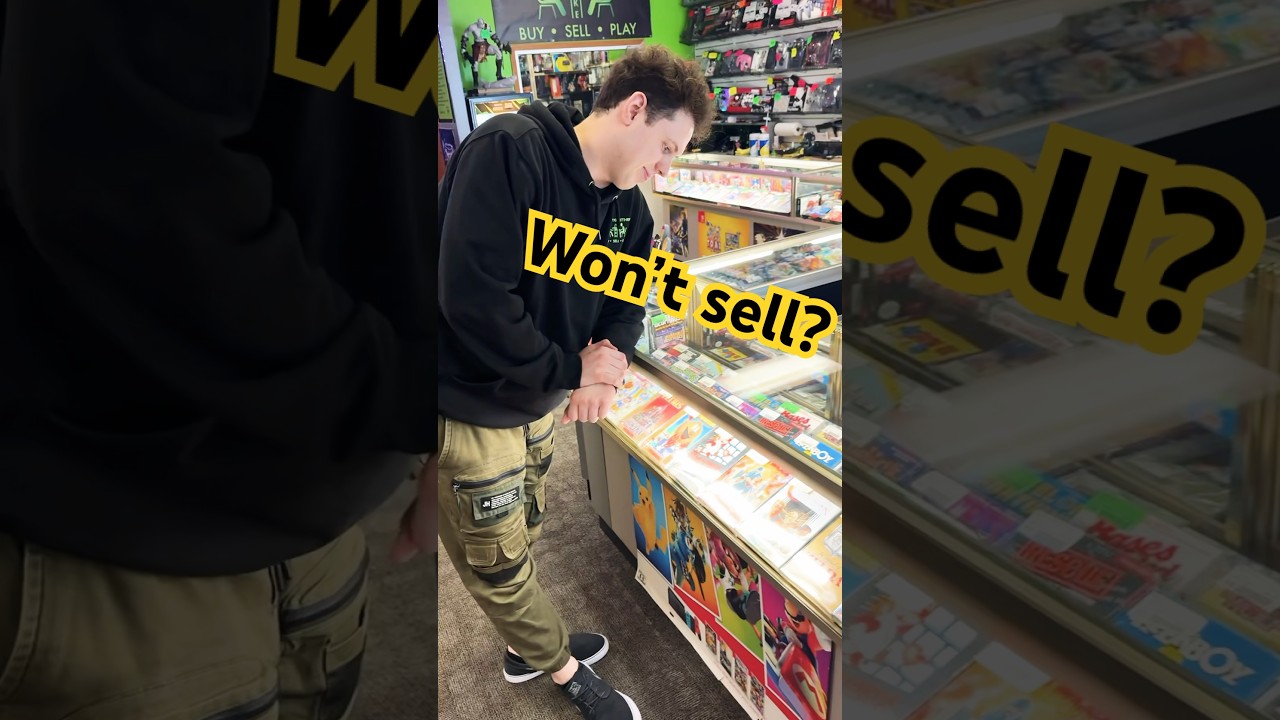 This game won’t sell in our store! #retrogamestore #videogamestore #retrogaming #retrogaming