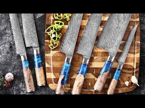 XITUO Kitchen Knives-Set Damascus Steel VG10 Chef Knife Cleaver Paring 1/1/2021 12:17