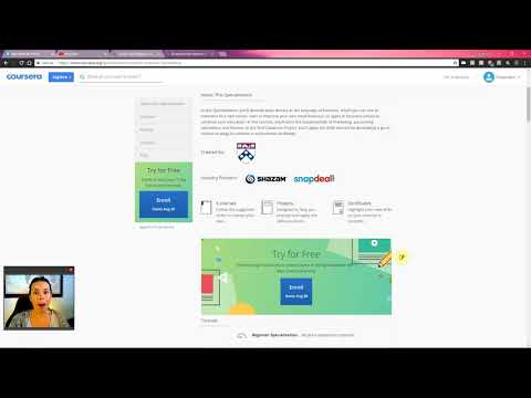 Finding the Audit Button on Coursera