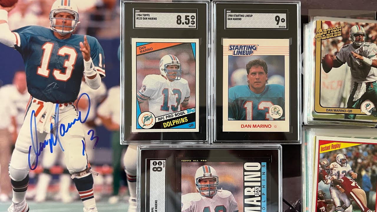 Dan Marino Vintage cards - Miami Dolphins HOF Quarterback