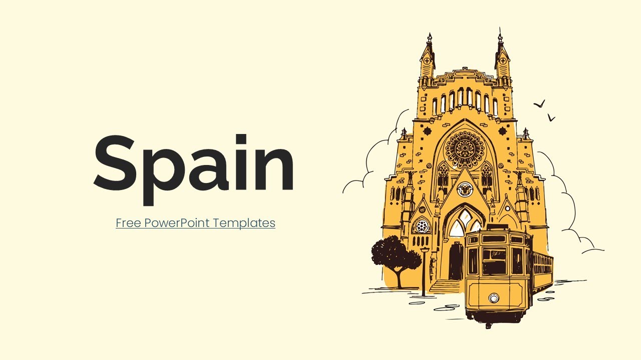 Spain PowerPoint Template & Google Slides Theme by GreatPPT