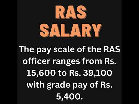 RAS SALARY | #ras | #rpsc | #shortsfeed | इतनी सैलरी मिलेगी