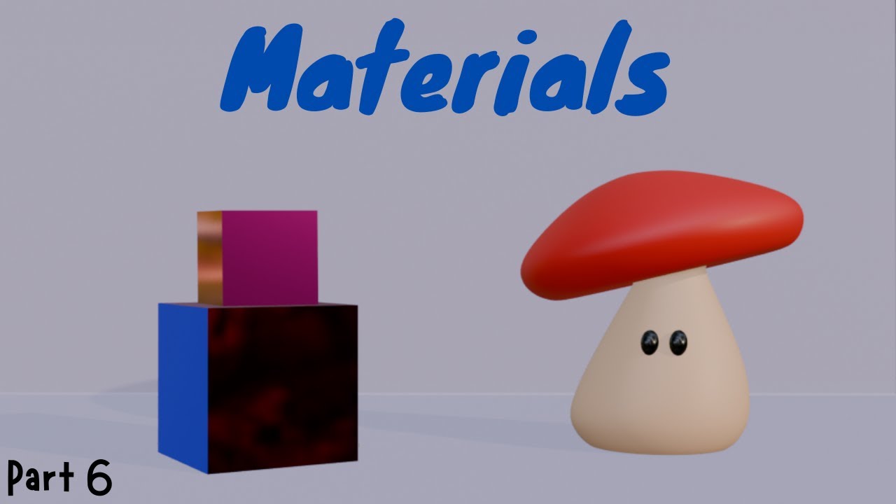 Learn The BASICS of Adding *MATERIALS* in Blender | Blender Beginner Tutorial Series Part 6