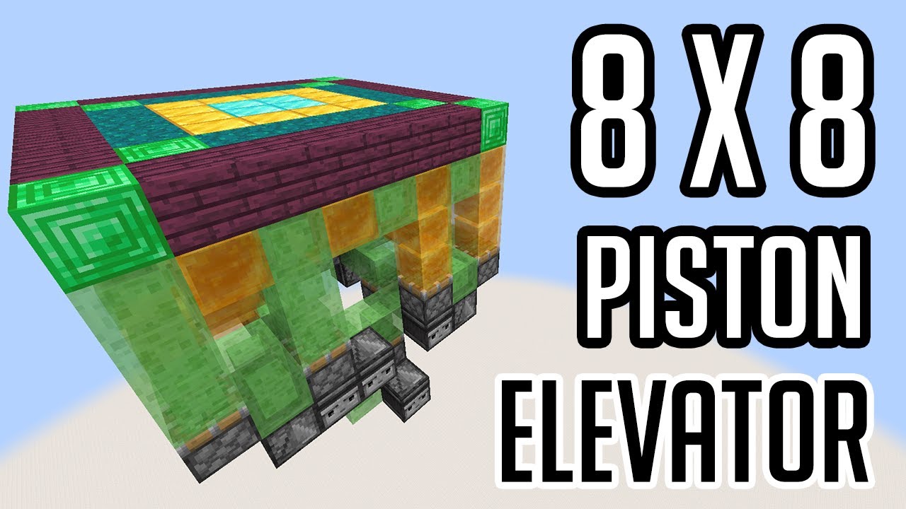 Minecraft 8x8 Elevator Made EASY